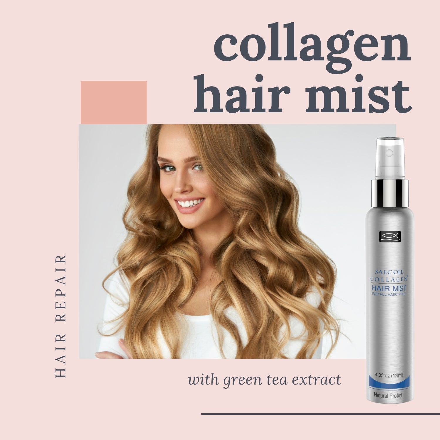 SALCOLL COLLAGEN Hair Mist 120ml | Salcoll Collagen