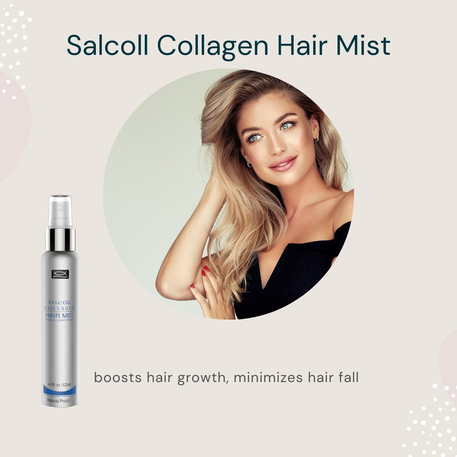 SALCOLL COLLAGEN Hair Mist 120ml | Salcoll Collagen